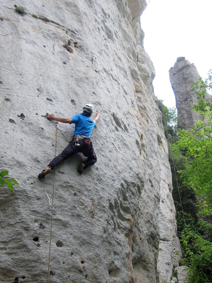 Rock Climbing in Finale Ligure, Italy