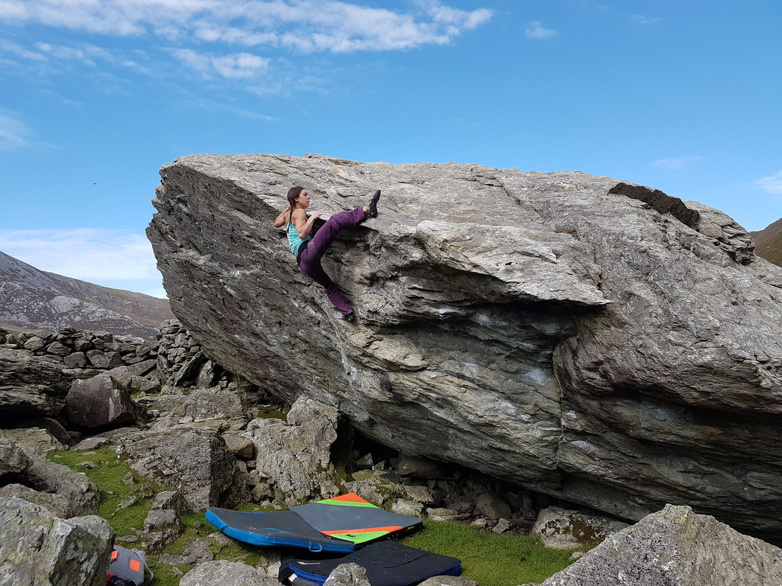 Bouldering in North-Wales