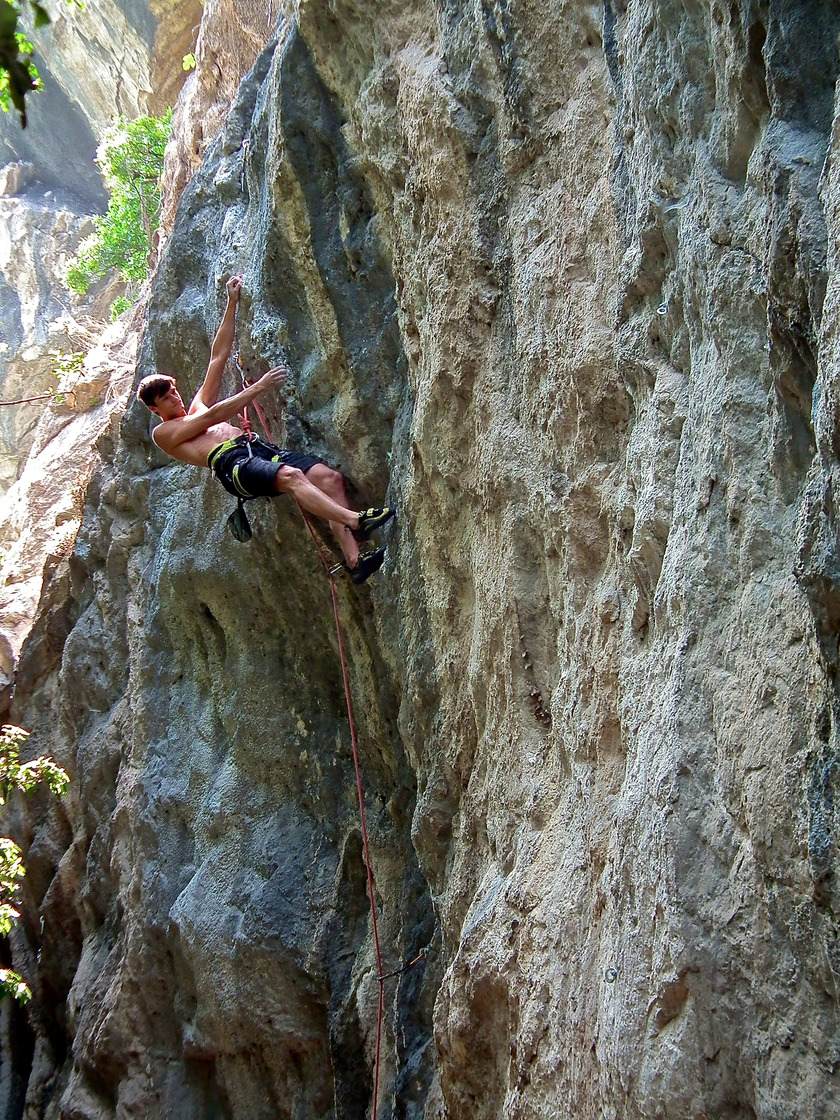 Sport climbing in Arco, Italy