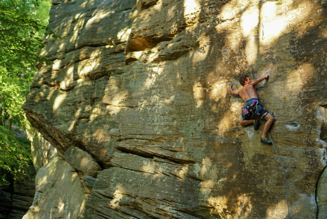 Sport Climbing in Berdorf, Luxembourg