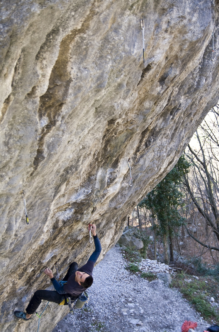 Sport climbing in Arco, Italy