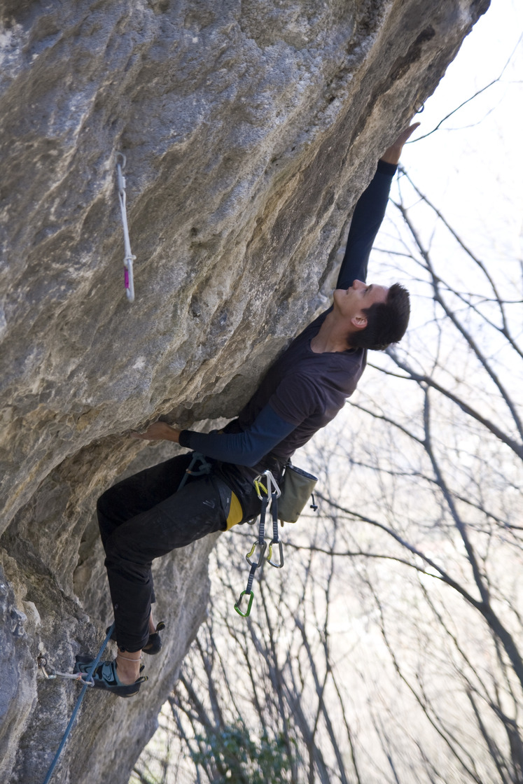 Sport climbing in Arco, Italy