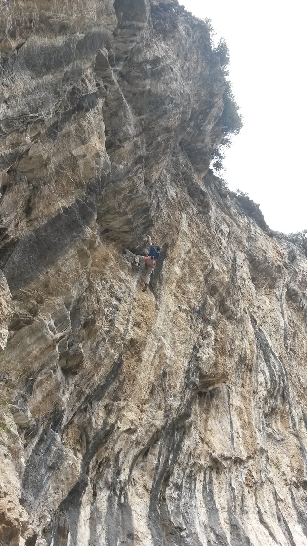 Sport climbing in Arco, Italy