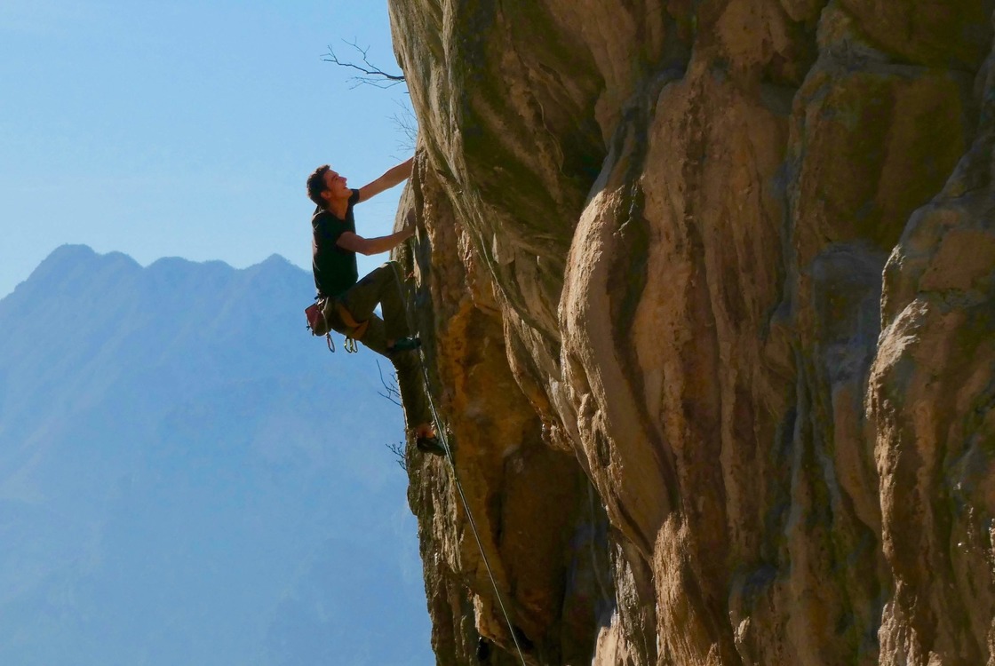 Sport climbing in Arco, Italy
