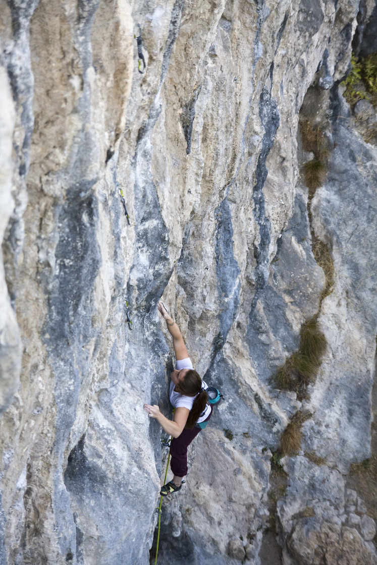Sport climbing in Arco, Italy