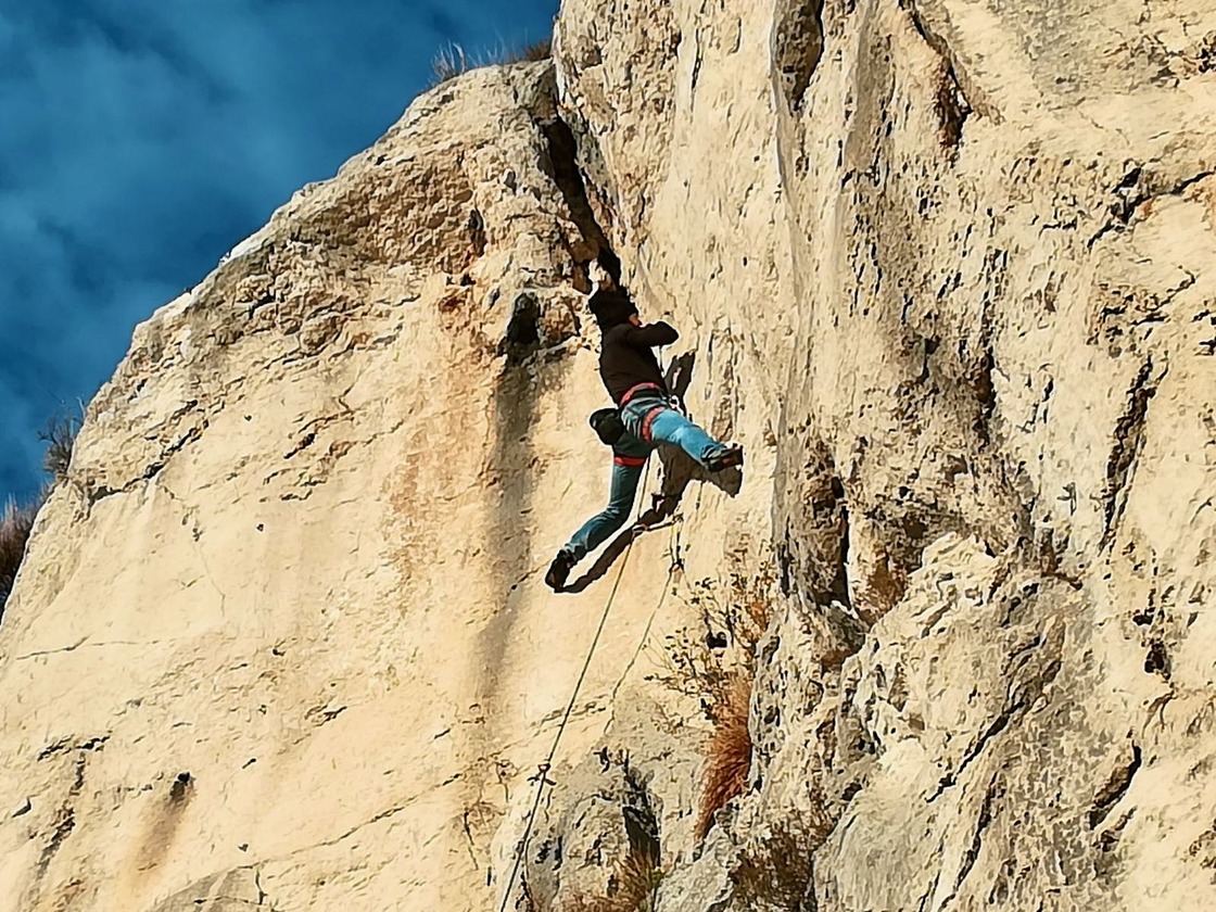 Sport climbing in Arco, Italy