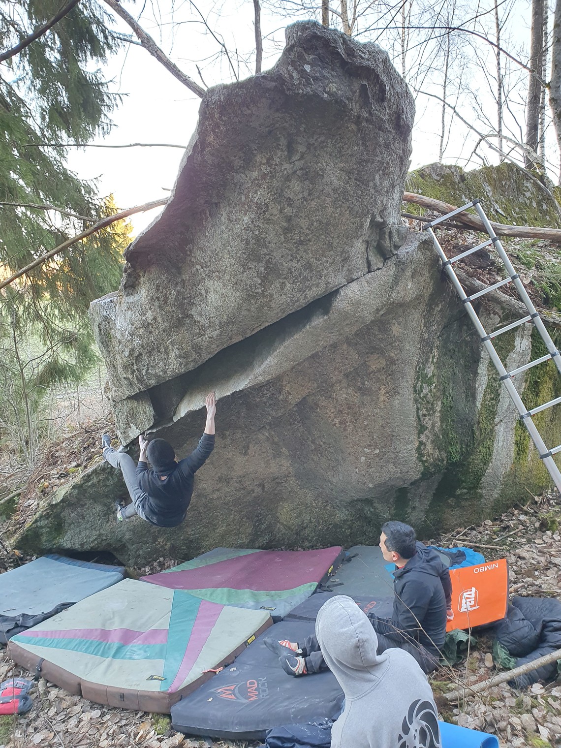 Skuggfäktning, Boulder, 7A+ at Karlberg