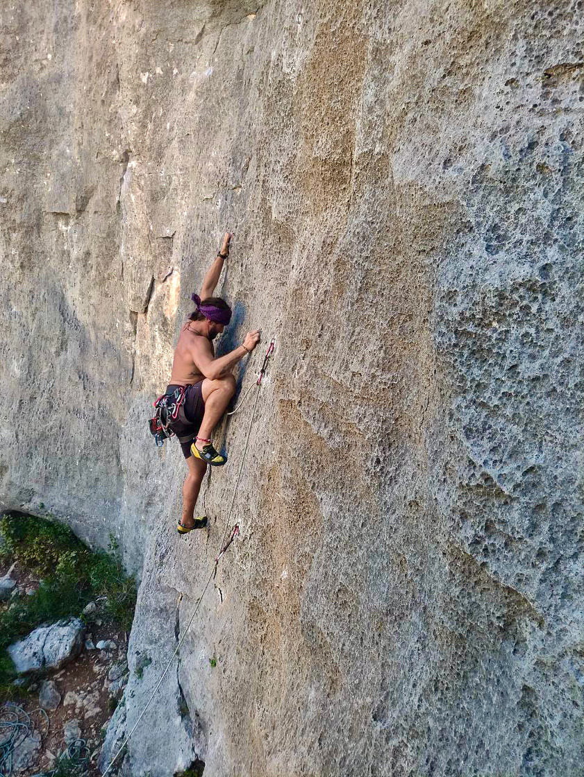 Rock Climbing in Finale Ligure, Italy
