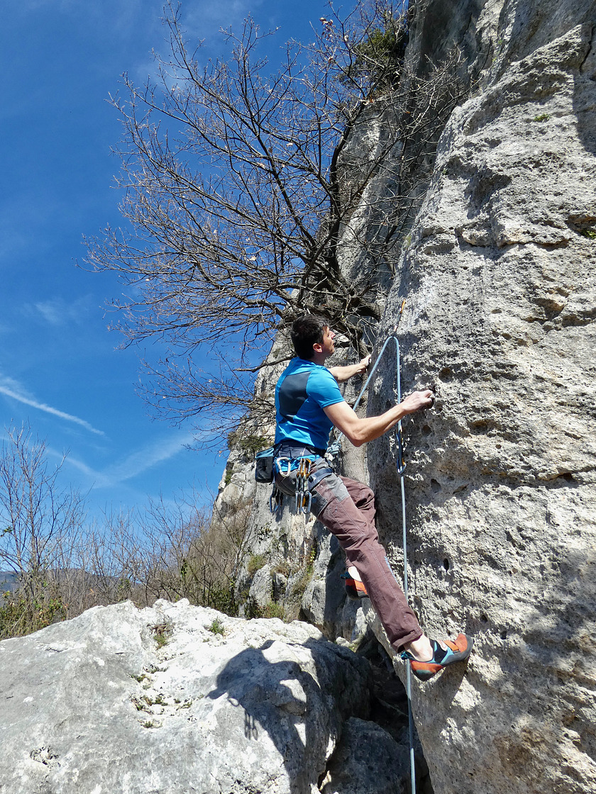 Rock Climbing in Finale Ligure, Italy