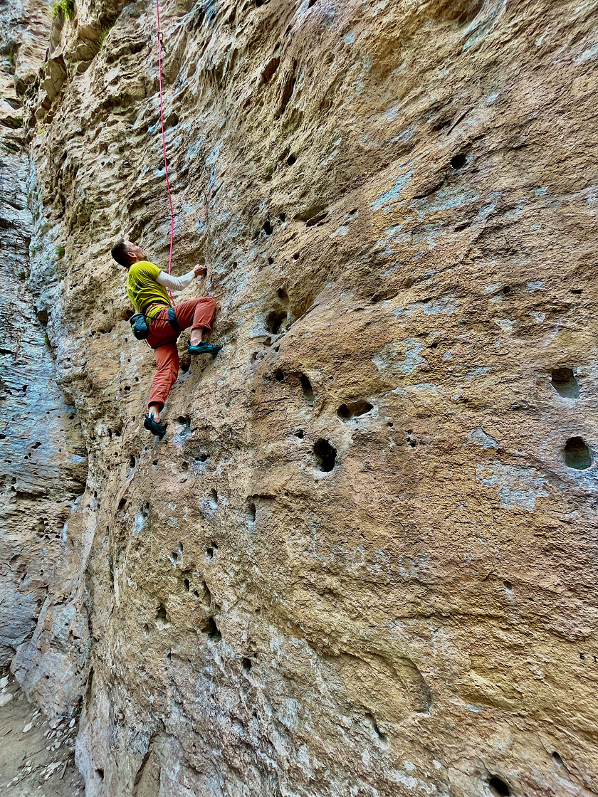 Rock Climbing in Finale Ligure, Italy