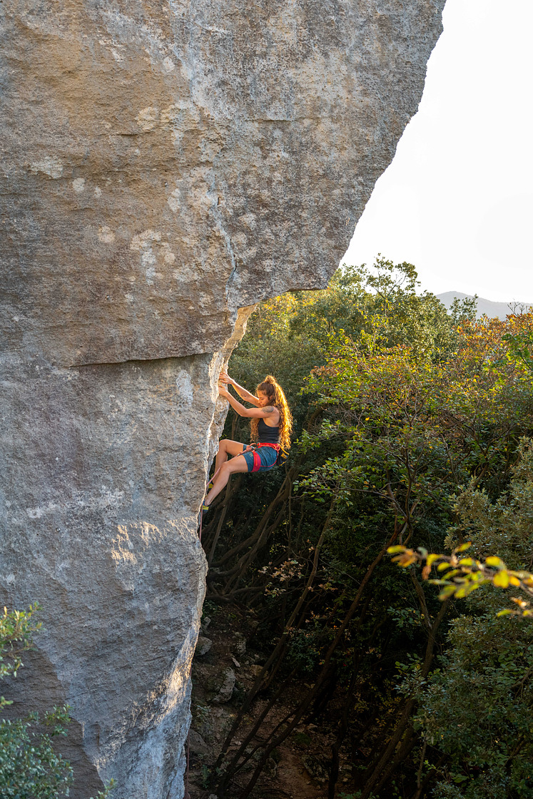 Rock Climbing in Finale Ligure, Italy